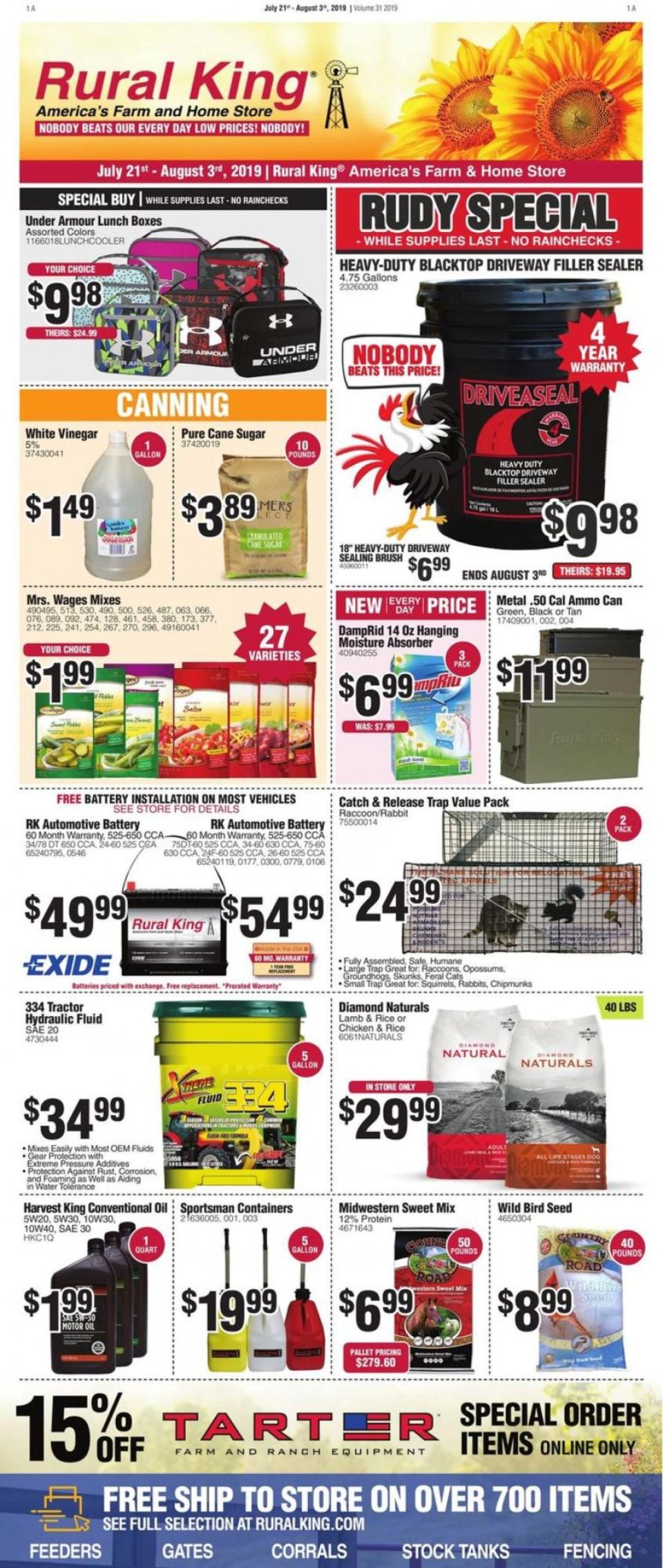 Rural King Ad Jul 21 - Aug 3, 2019 | WeeklyAds2