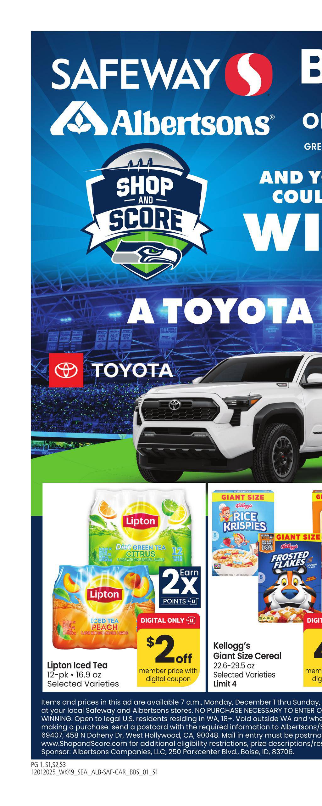 Safeway Ad Big Book of Savings December 1 - 28, 2025 | WeeklyAds2