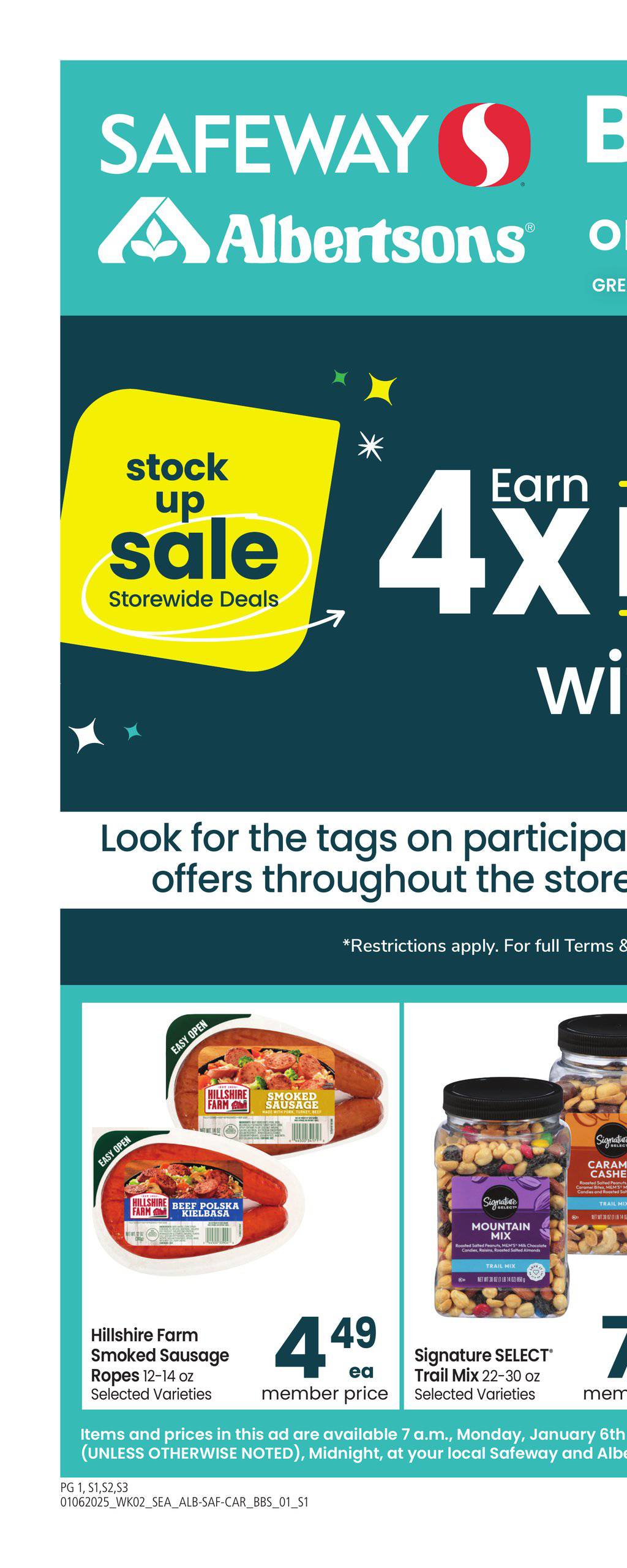 Safeway Ad Big Book of Savings January 6 - February 2, 2025 | WeeklyAds2