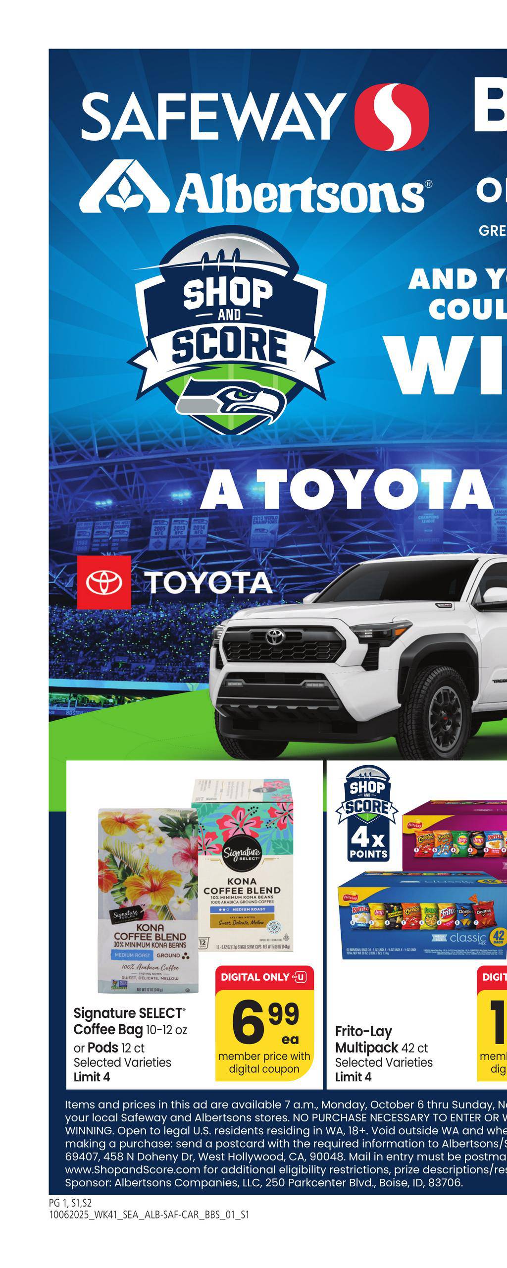 Safeway Ad Big Book of Savings October 6 - November 2, 2025 | WeeklyAds2