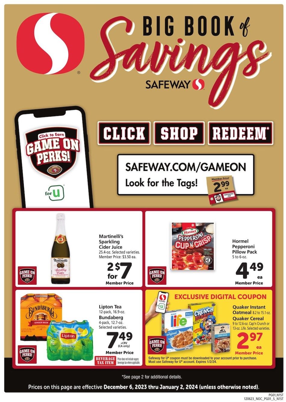 Safeway Ad Big Book of Savings Dec 2023 | WeeklyAds2