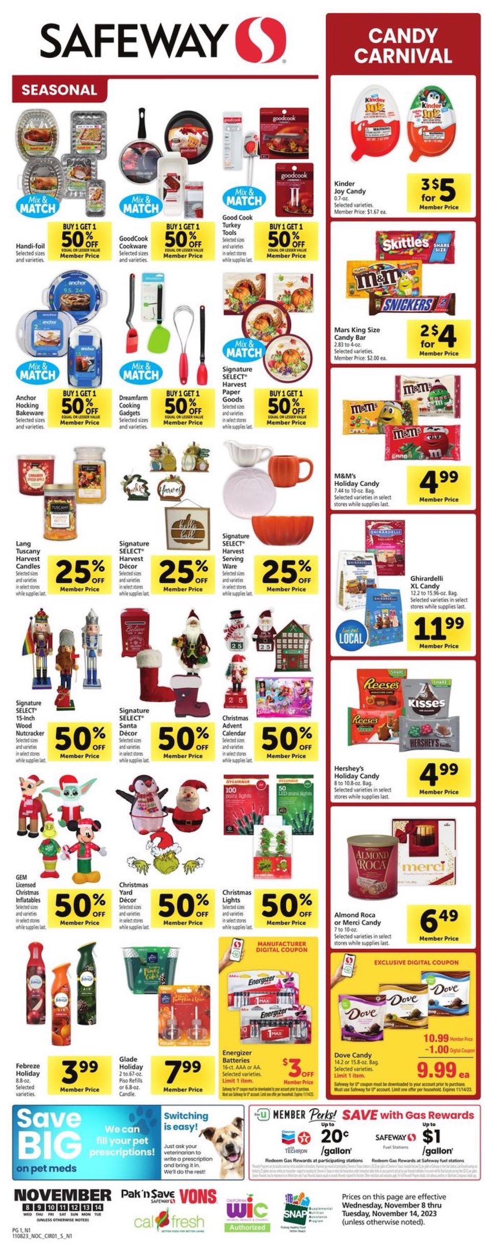 Safeway Ad Home Nov 8 - 14, 2023 | WeeklyAds2
