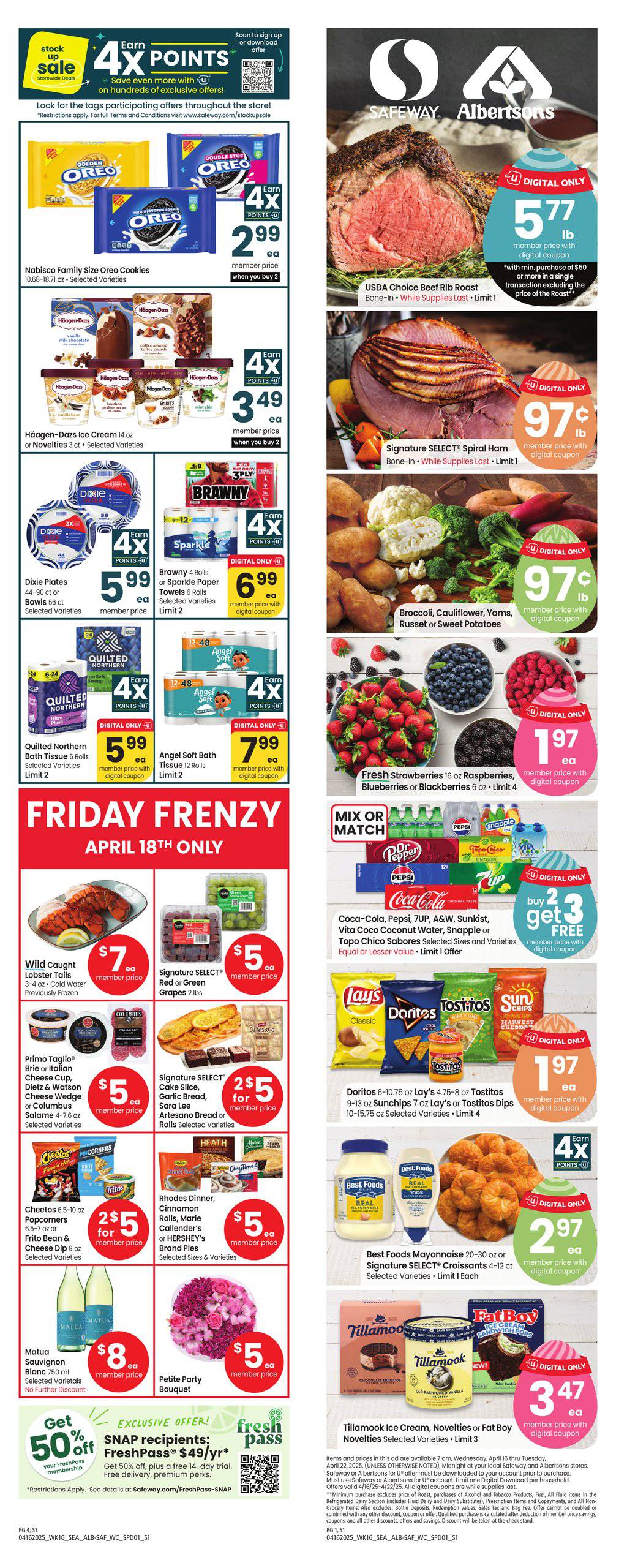 Safeway Weekly Ad April 16 - 22, 2025 | WeeklyAds2