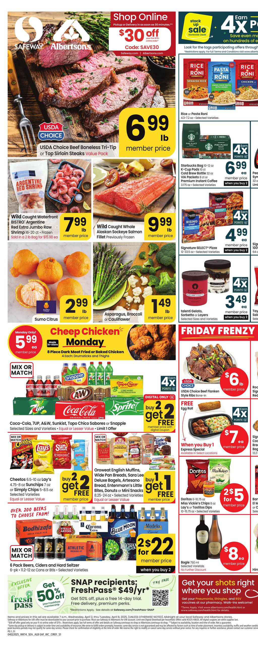 Safeway Weekly Ad April 2 - 8, 2025 | WeeklyAds2