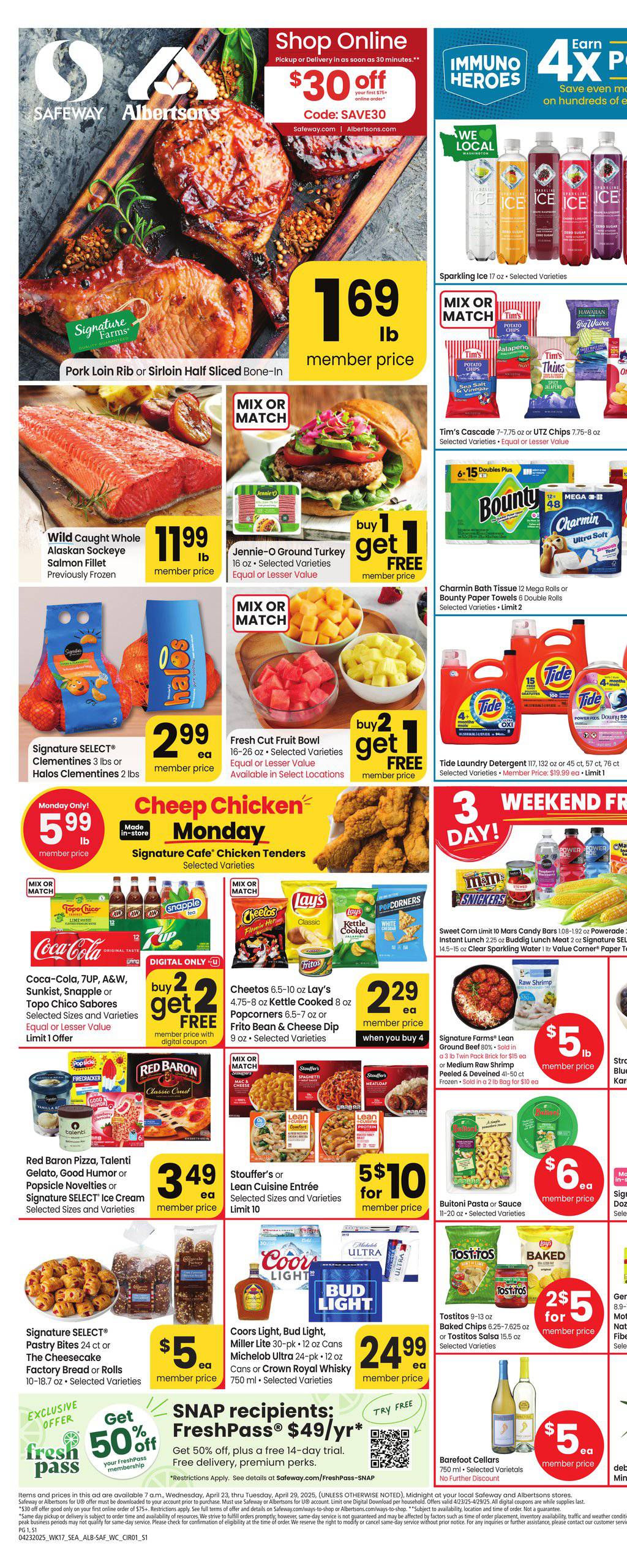 Safeway Weekly Ad April 23 - 29, 2025 | WeeklyAds2