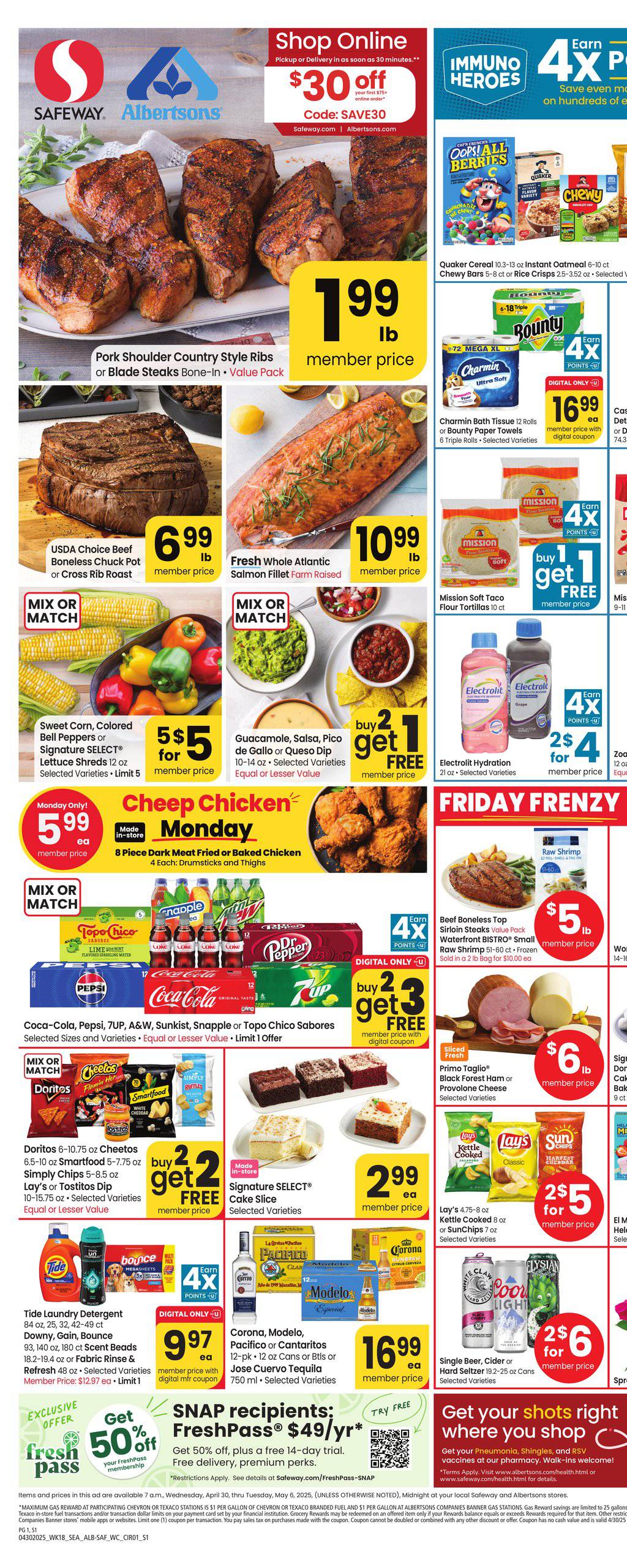 Safeway Weekly Ad April 30 - May 6, 2025 | WeeklyAds2