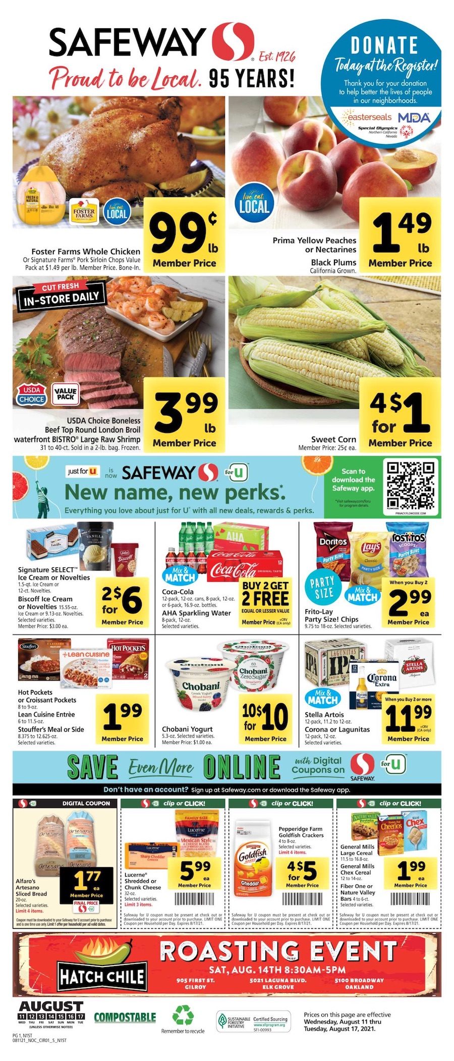 Safeway Weekly Ad Aug 11 - 17, 2021 | WeeklyAds2