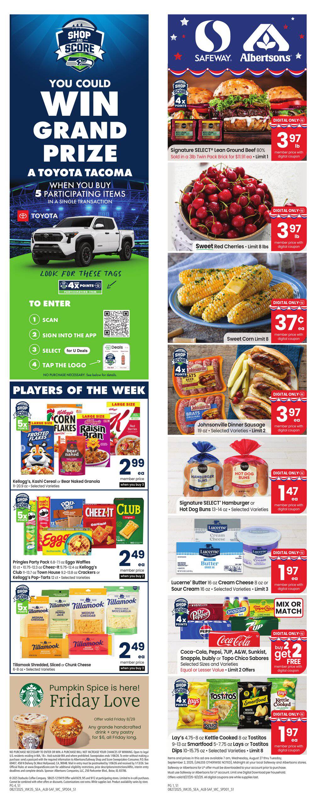Safeway Weekly Ad August 27 - September 2, 2025 | WeeklyAds2