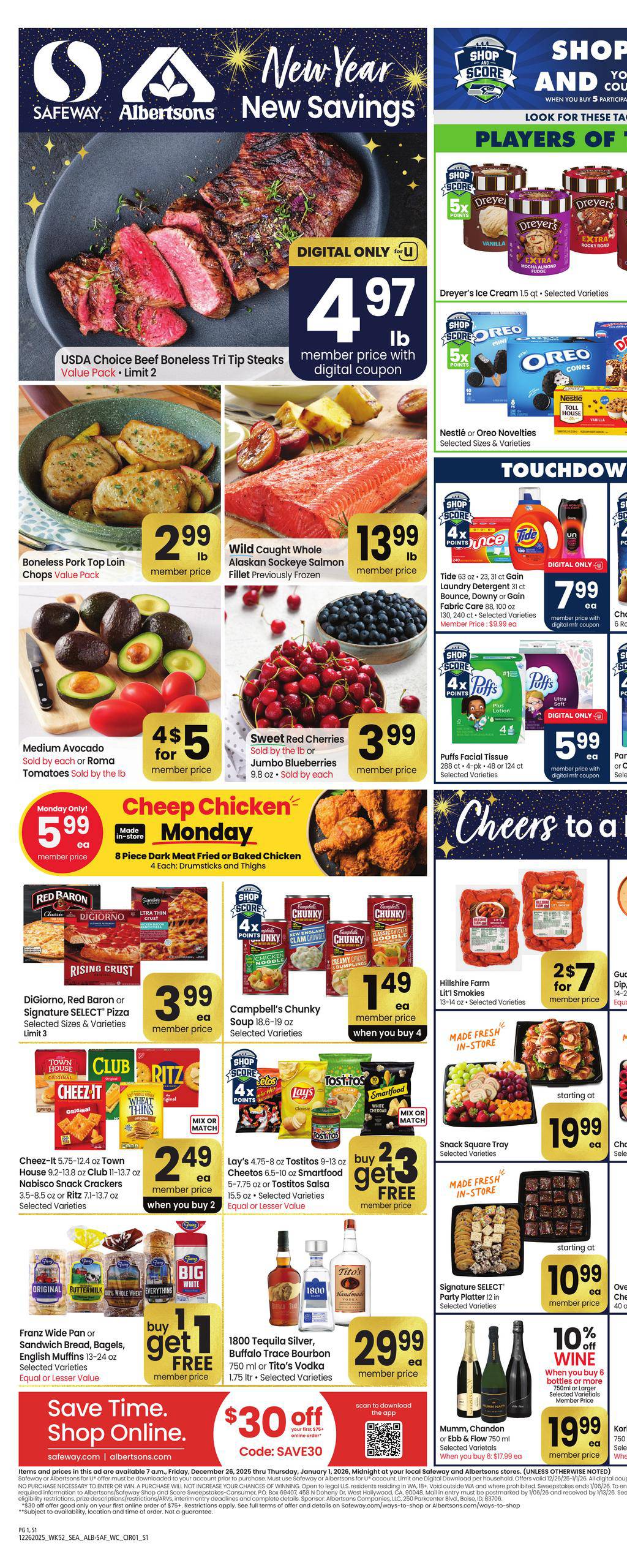 Safeway Weekly Ad December 26, 2025 - January 1, 2026 | WeeklyAds2