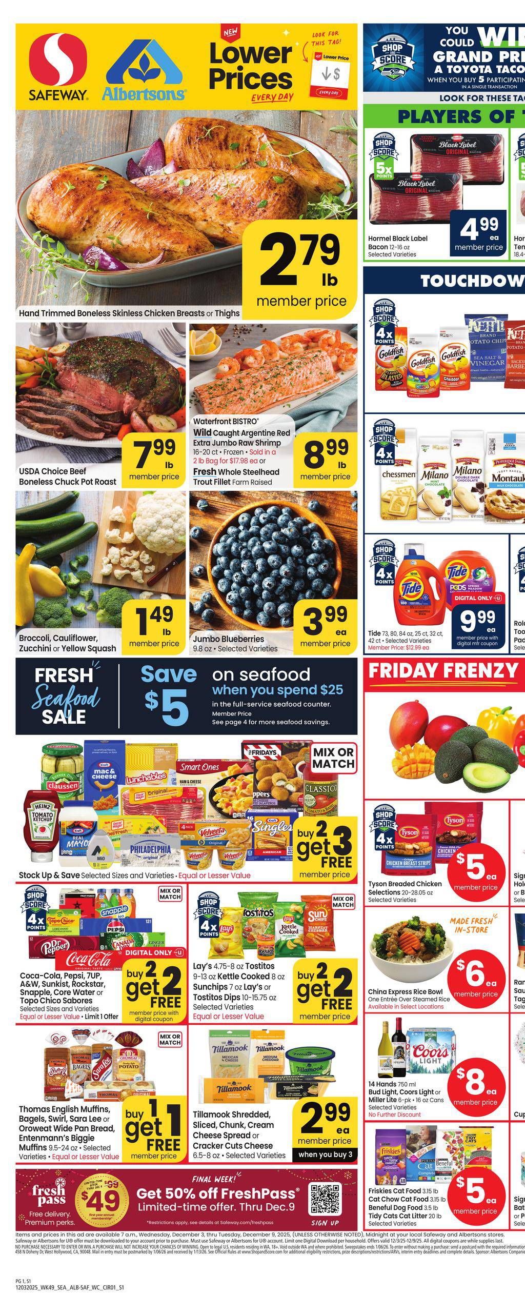 Safeway Weekly Ad December 3 - 9, 2025 | WeeklyAds2