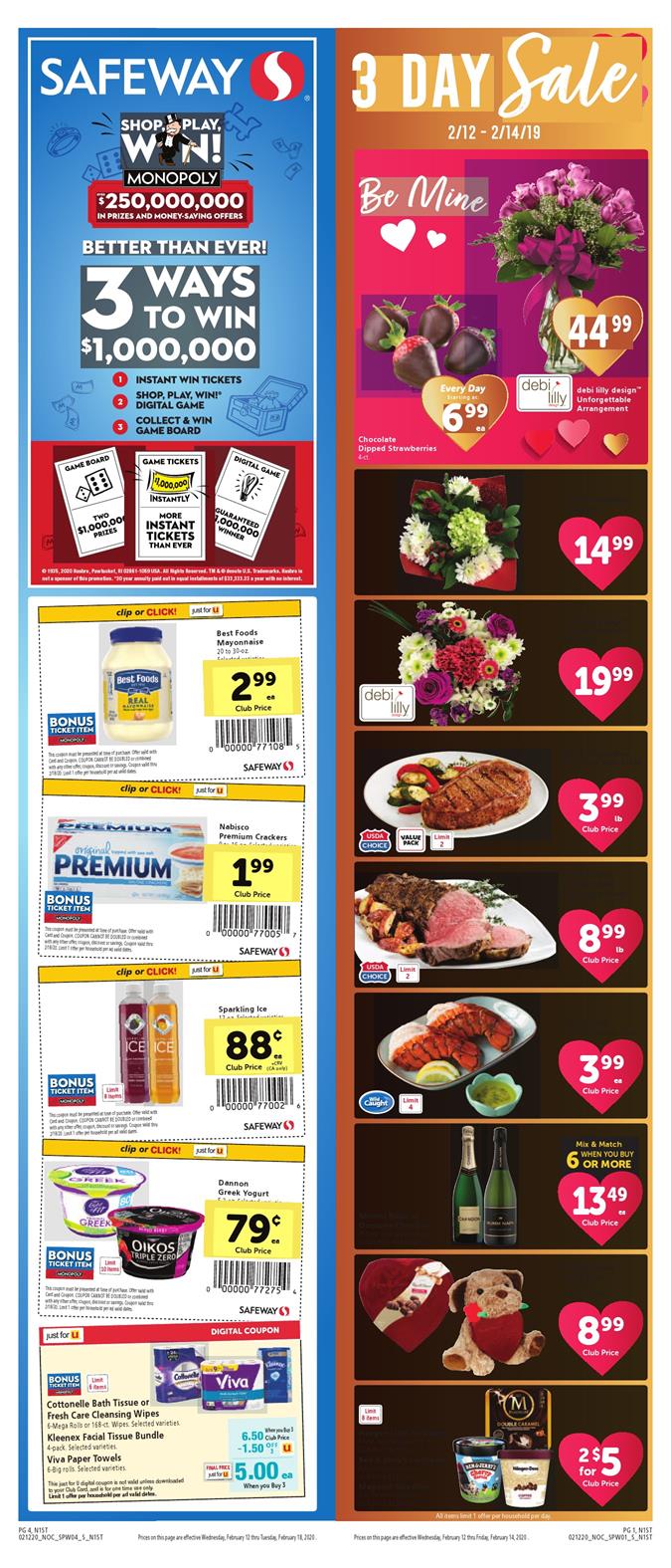 Safeway Weekly Ad Feb 12 - 18, 2020 - WeeklyAds2