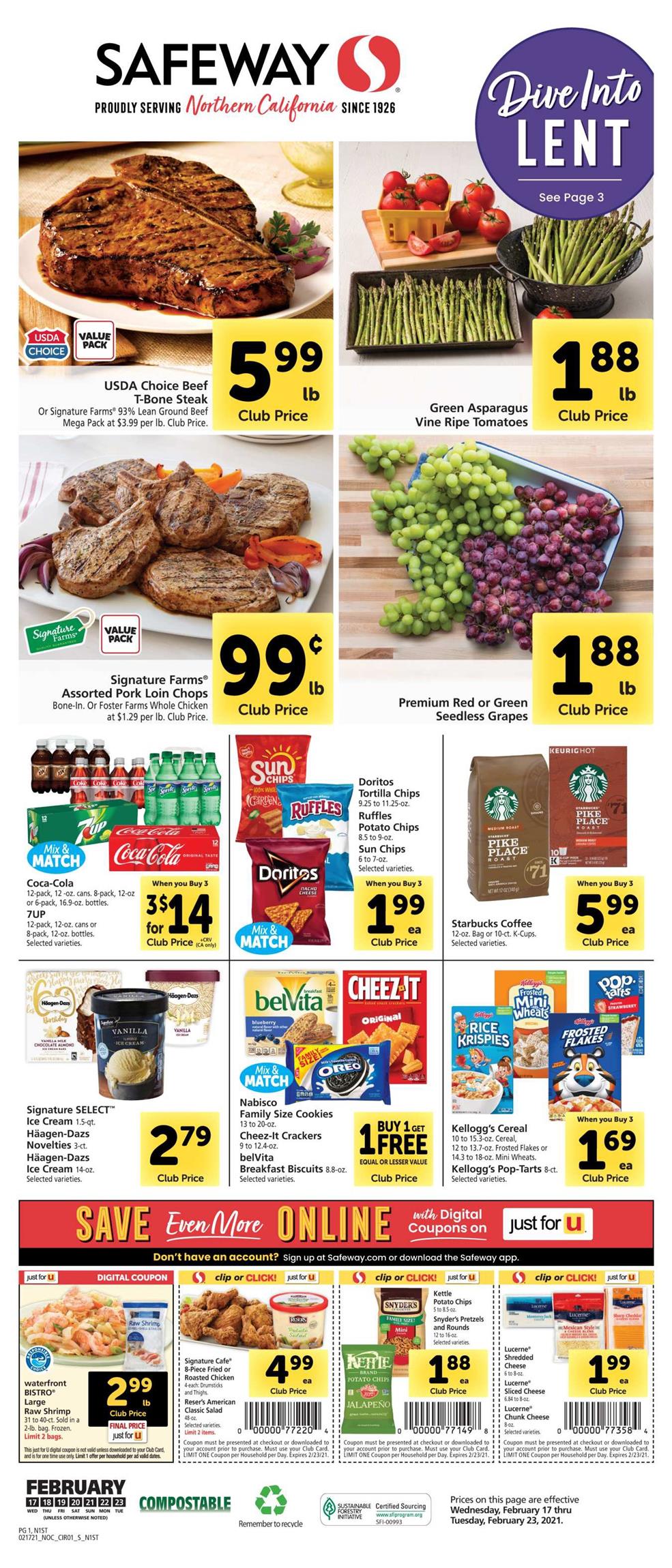 Safeway Weekly Ad Feb 17 - 23, 2021 | WeeklyAds2