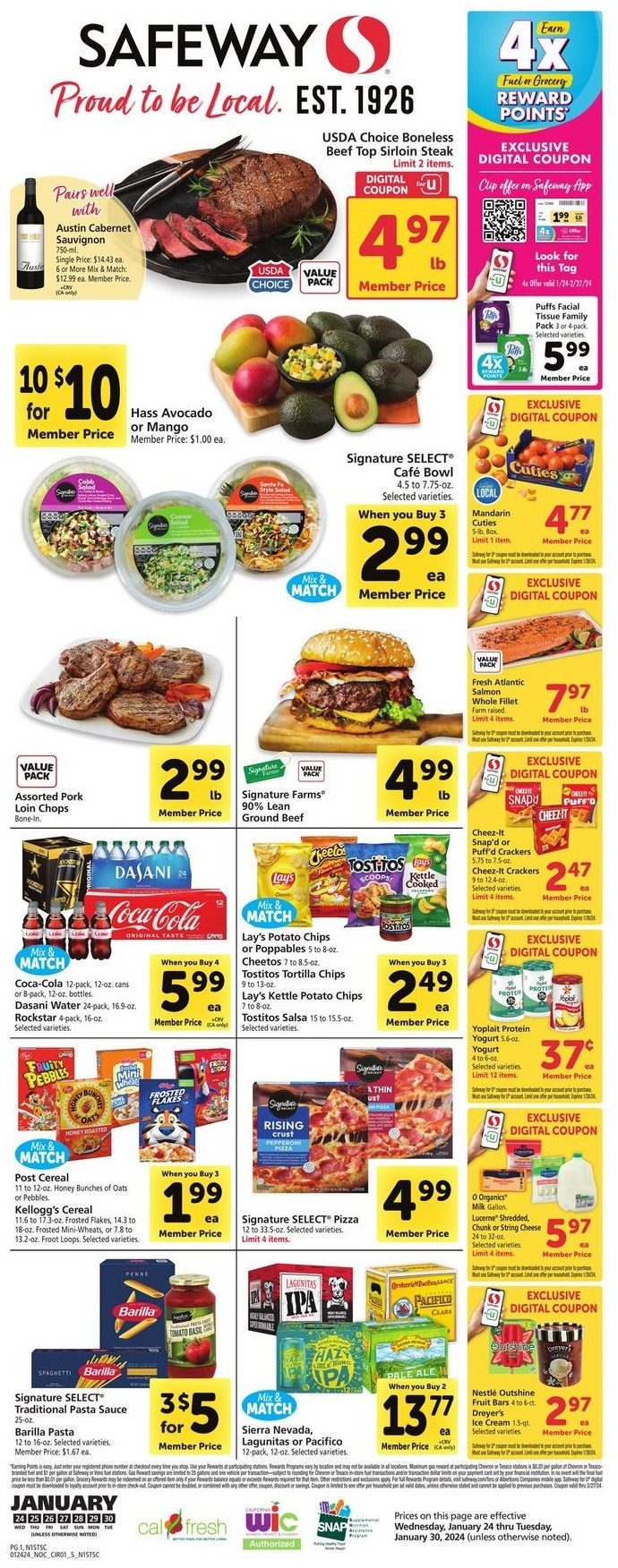 Safeway Weekly Ad Jan 24 - 30, 2024 | WeeklyAds2