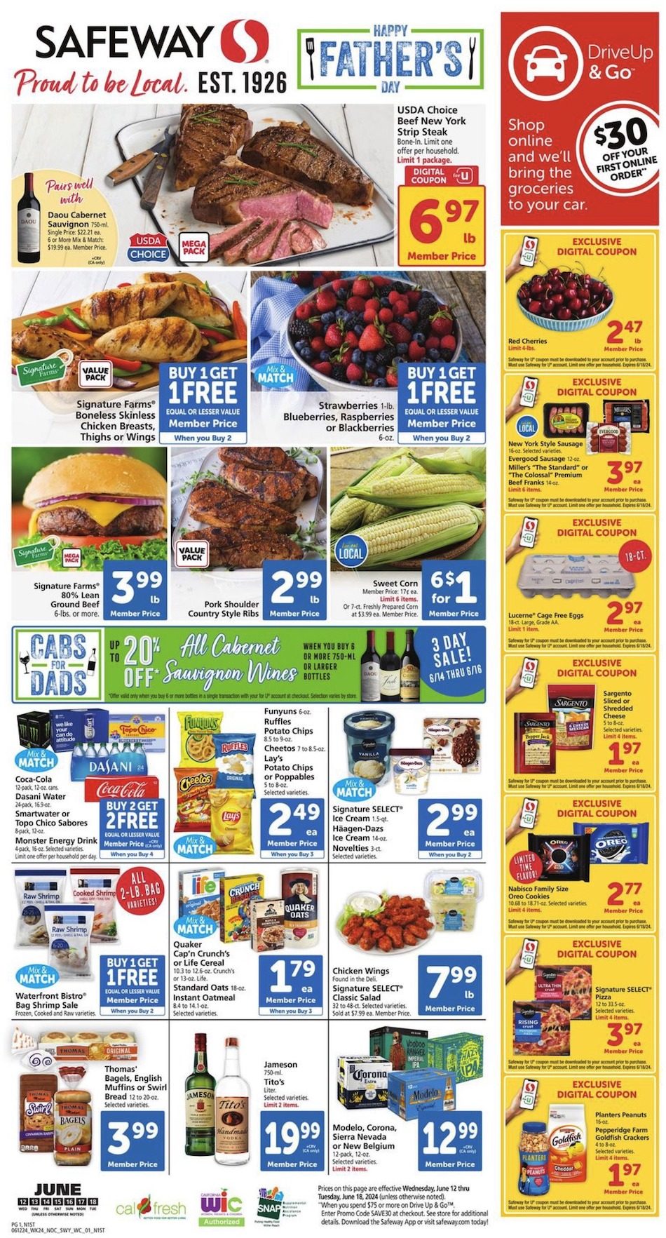 Safeway Weekly Ad Jun 12 - 18, 2024 | WeeklyAds2