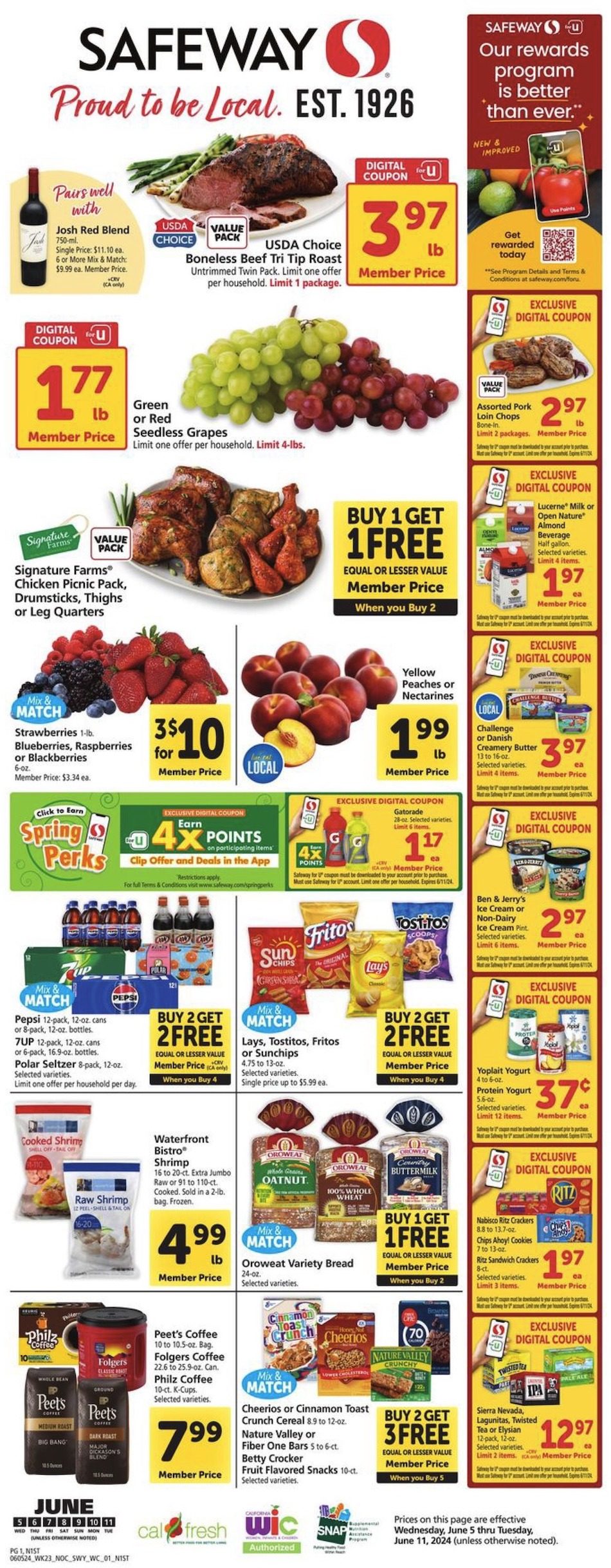 Safeway Weekly Ad Jun 5 - 11, 2024 | WeeklyAds2