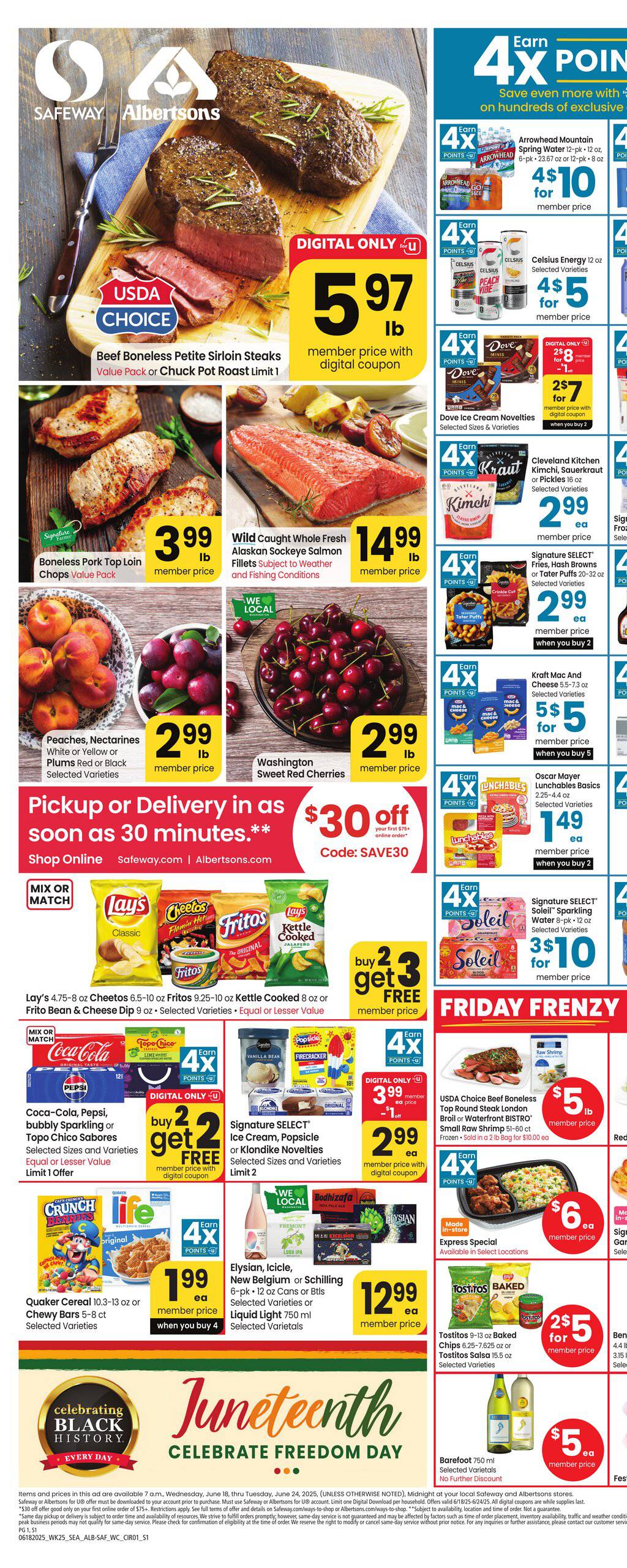 Safeway Weekly Ad June 18 - 24, 2025 | WeeklyAds2