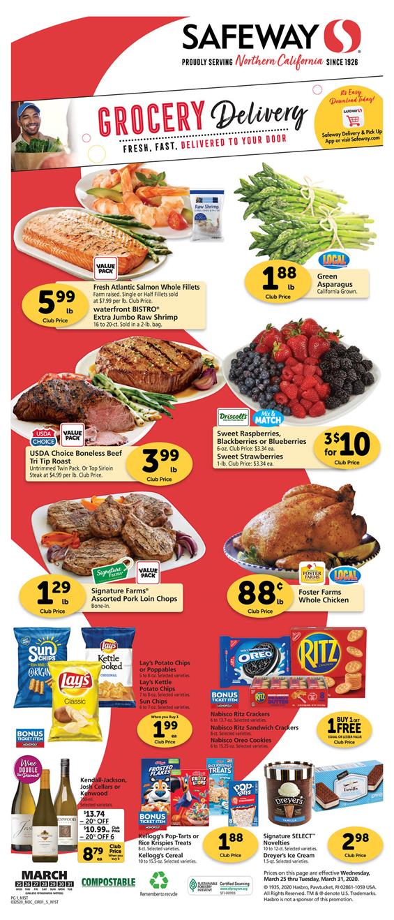 Safeway Weekly Ad Mar 25 - 31, 2020 | WeeklyAds2