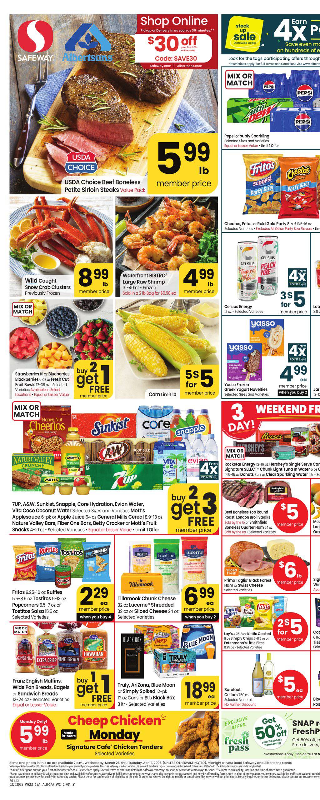 Safeway Weekly Ad March 26 - April 1, 2025 | WeeklyAds2