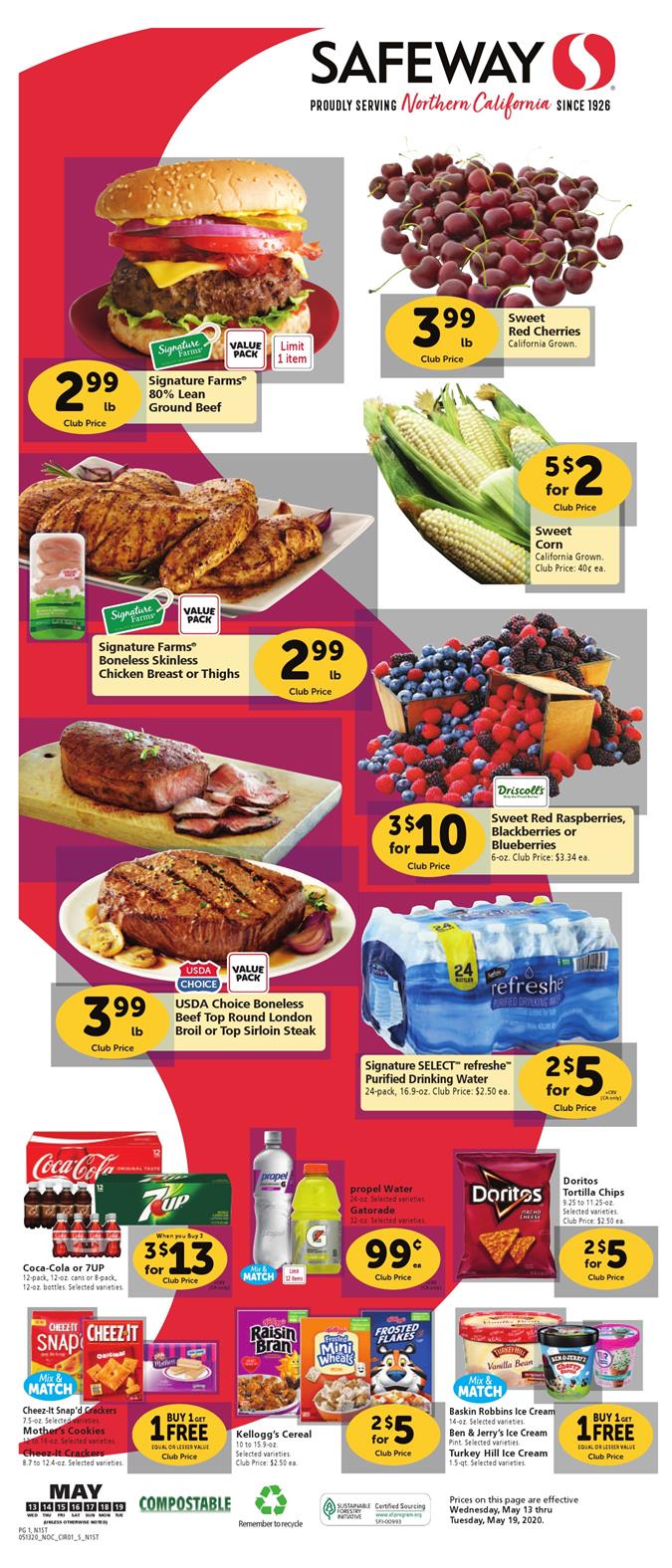 Safeway Weekly Ad May 13 - 19, 2020 | WeeklyAds2