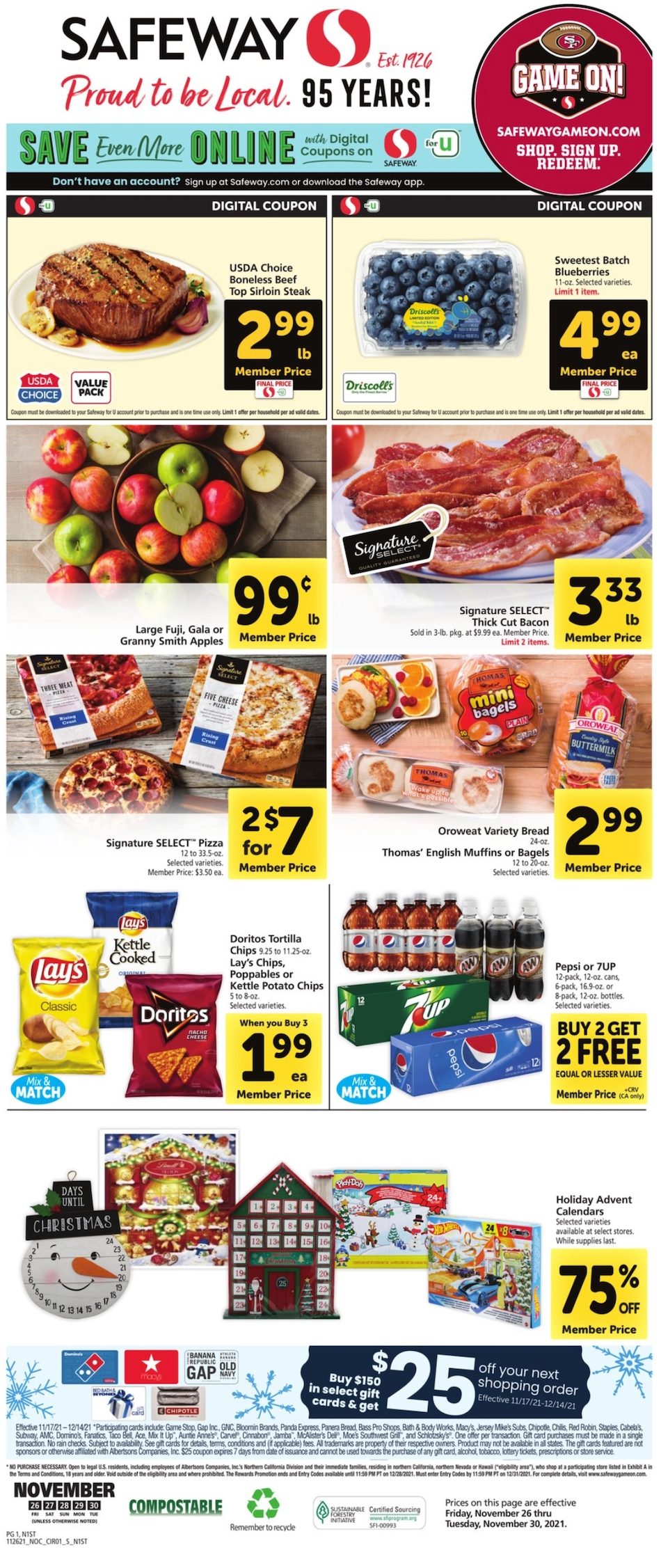 Safeway Weekly Ad Nov 26 - 30, 2021 | WeeklyAds2