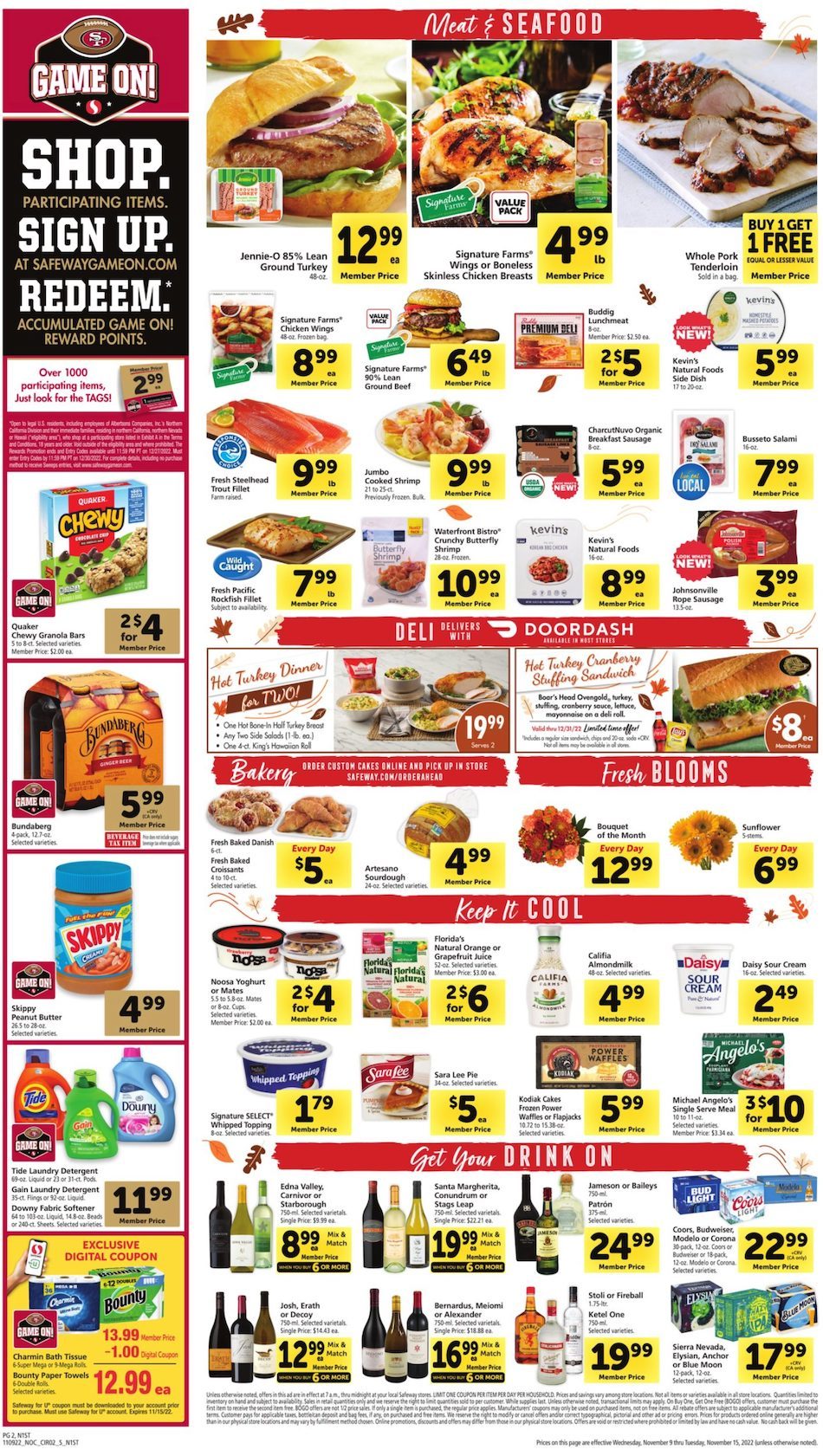 Safeway Weekly Ad Nov 9 - 15, 2022 - WeeklyAds2