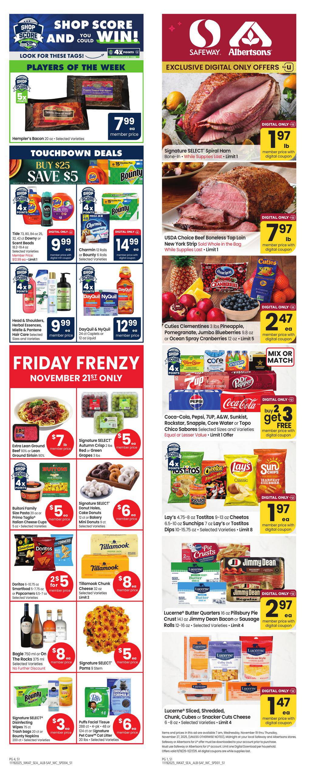 Safeway Weekly Ad November 19 - 27, 2025 | WeeklyAds2