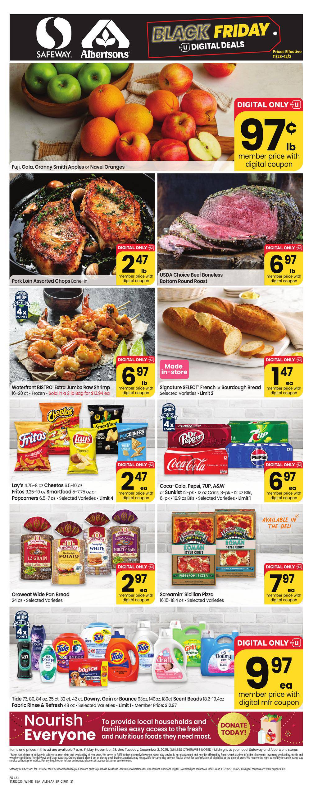 Safeway Weekly Ad November 28 - December 2, 2025 | WeeklyAds2
