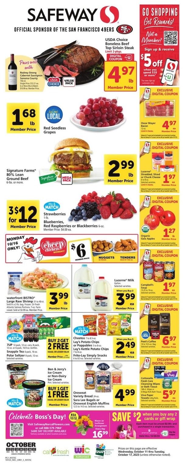Safeway Weekly Ad Oct 11 - 17, 2023 | WeeklyAds2