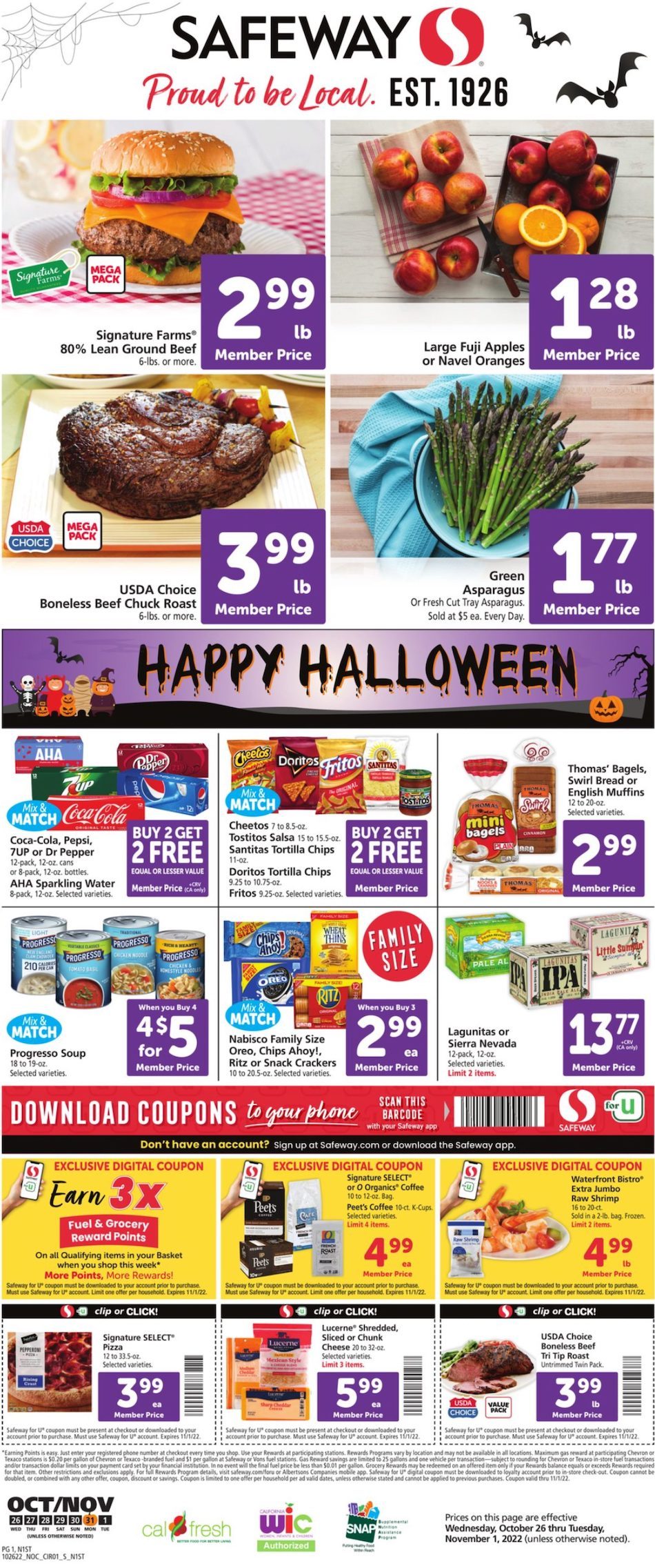 Safeway Weekly Ad Oct 26 - Nov 1, 2022 | WeeklyAds2