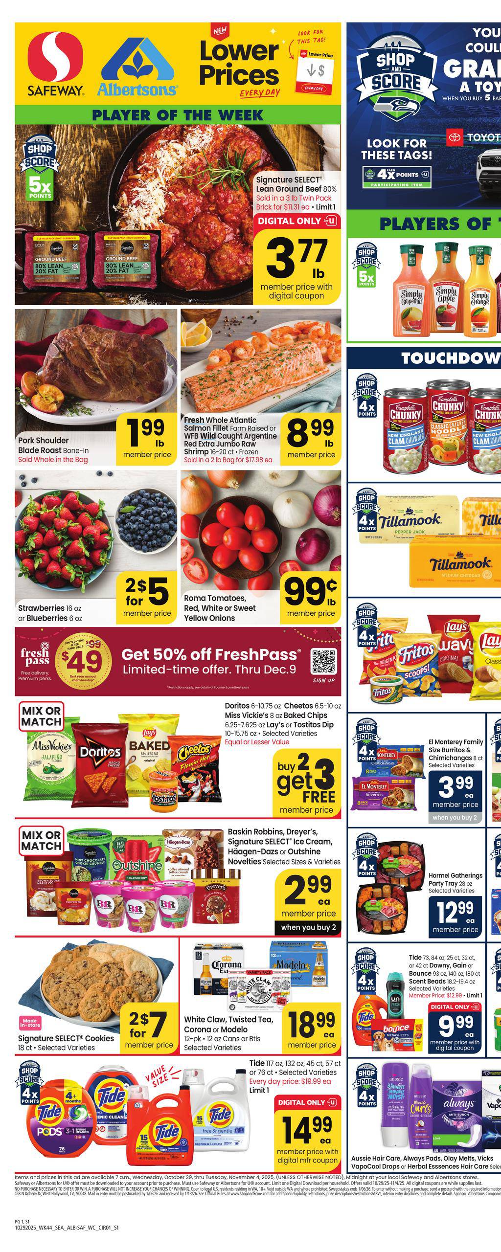 Safeway Weekly Ad October 29 - November 4, 2025 | WeeklyAds2
