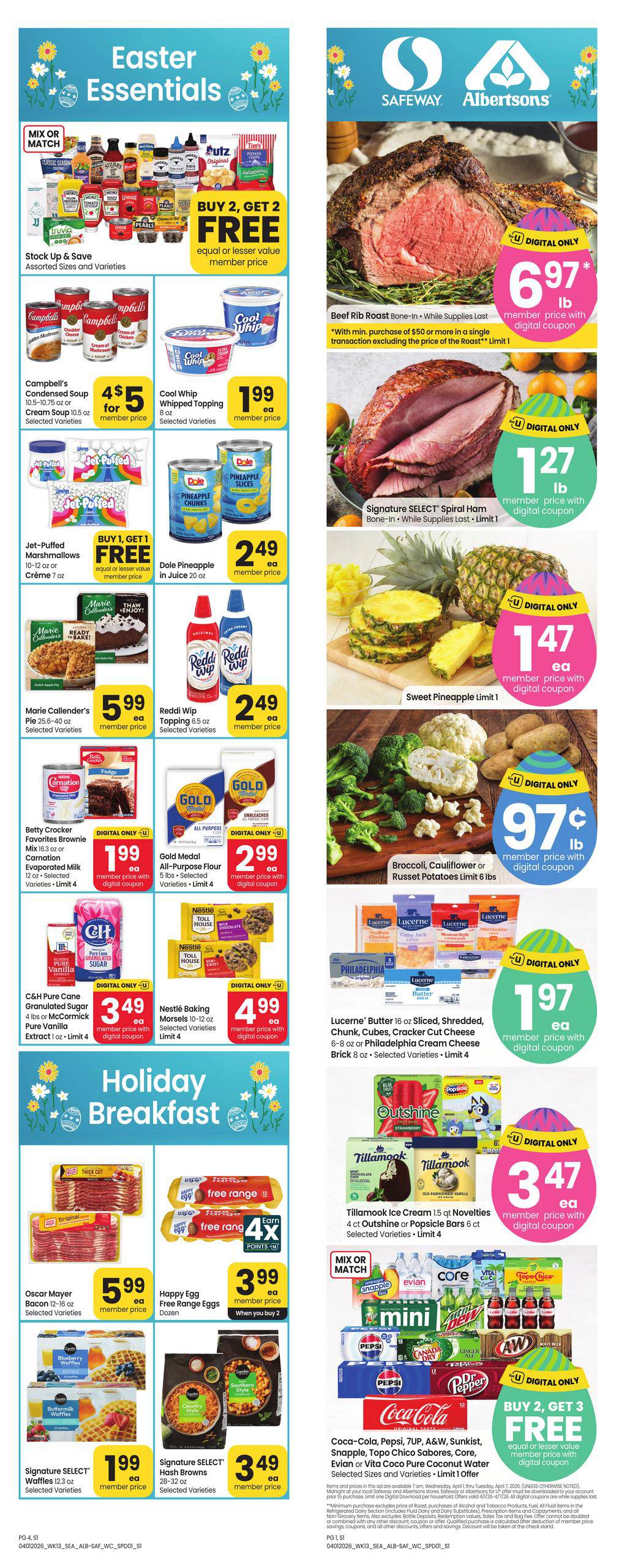 Safeway Weekly Ad - Safeway - Seattle April 1 - 7, 2026 | WeeklyAds2