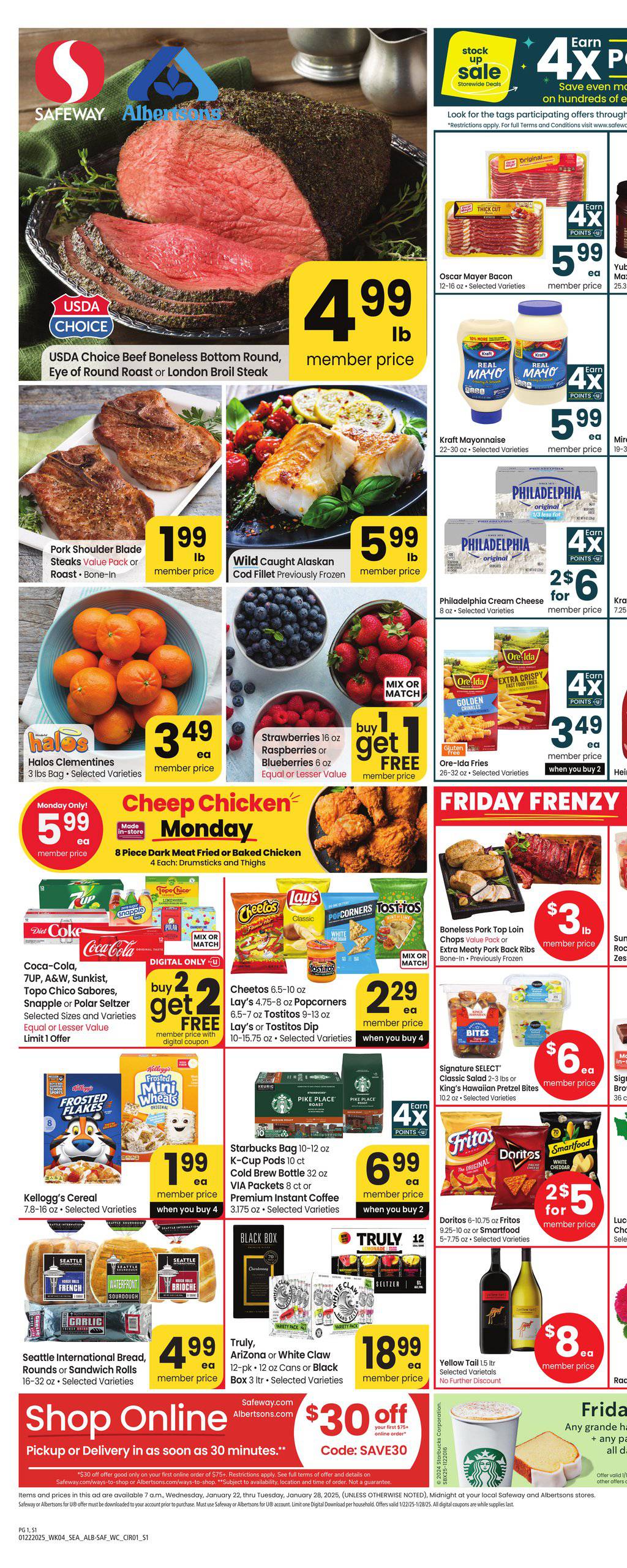 Safeway Weekly Ad - Safeway - Seattle January 22 - 28, 2025 | WeeklyAds2