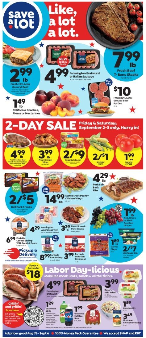 Save a Lot Weekly Ad Aug 31 - Sep 6, 2022 | WeeklyAds2