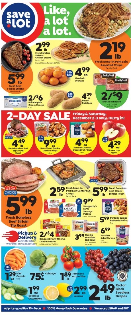 Save a Lot Weekly Ad Nov 30 - Dec 6, 2022 | WeeklyAds2