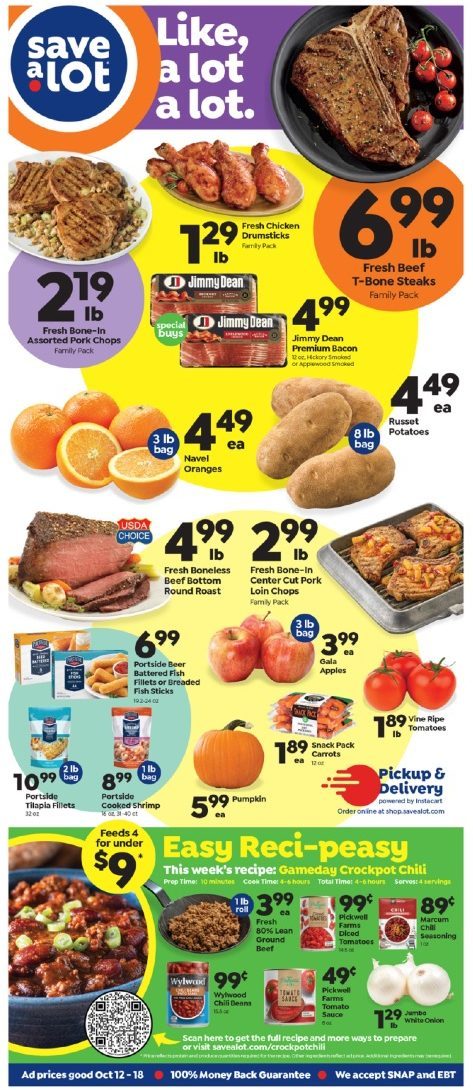 Save a Lot Weekly Ad Oct 12 - 18, 2022 | WeeklyAds2