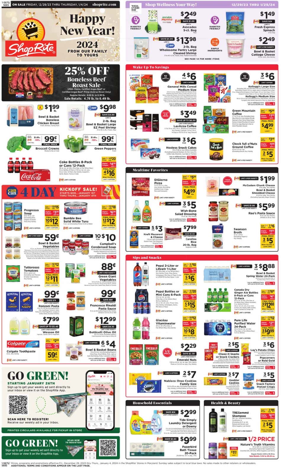 Shoprite Weekly Ad Dec 29 - Jan 4 | WeeklyAds2