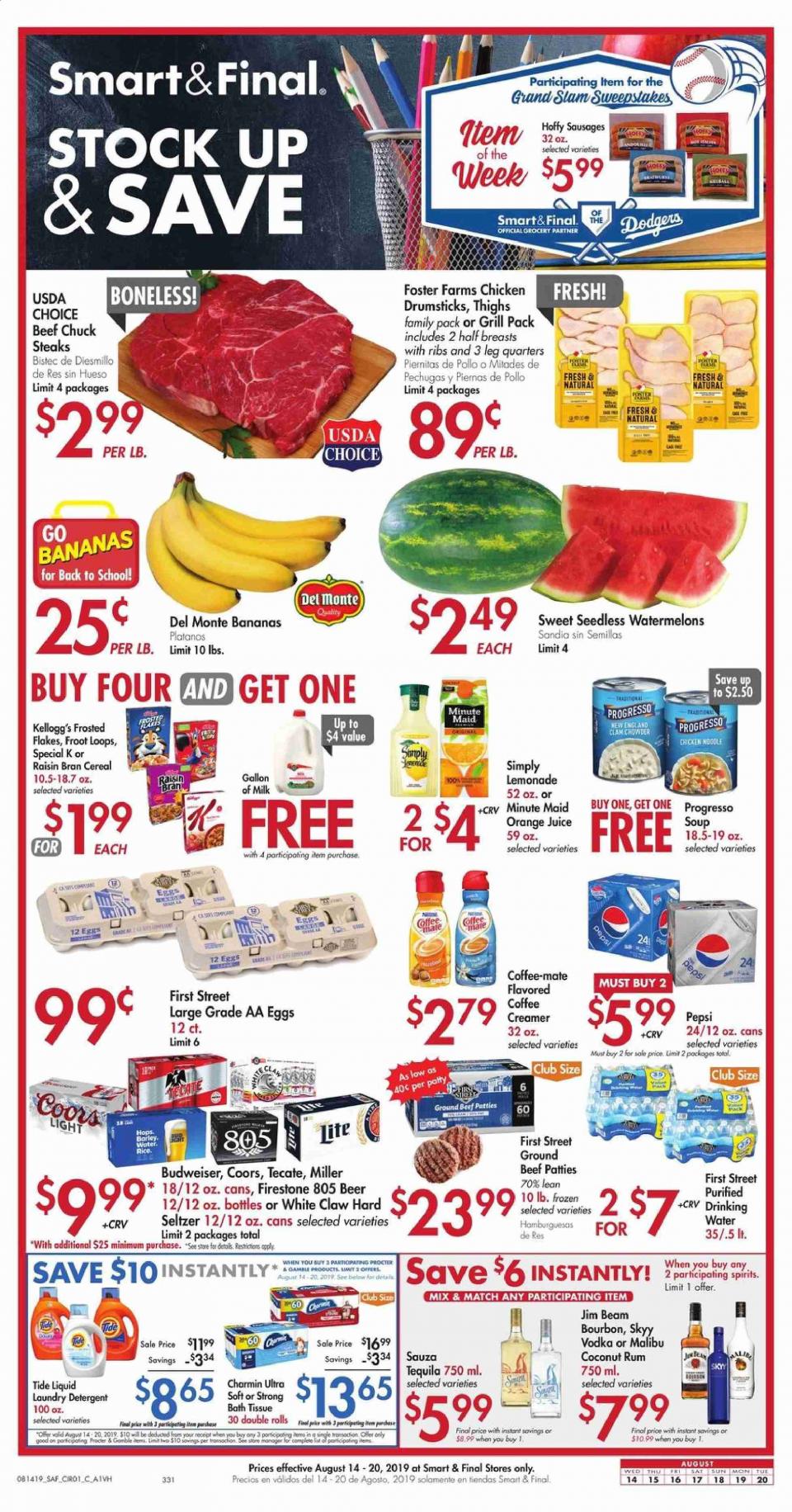 Smart and Final Ad Aug 14 - 20, 2019 - WeeklyAds2