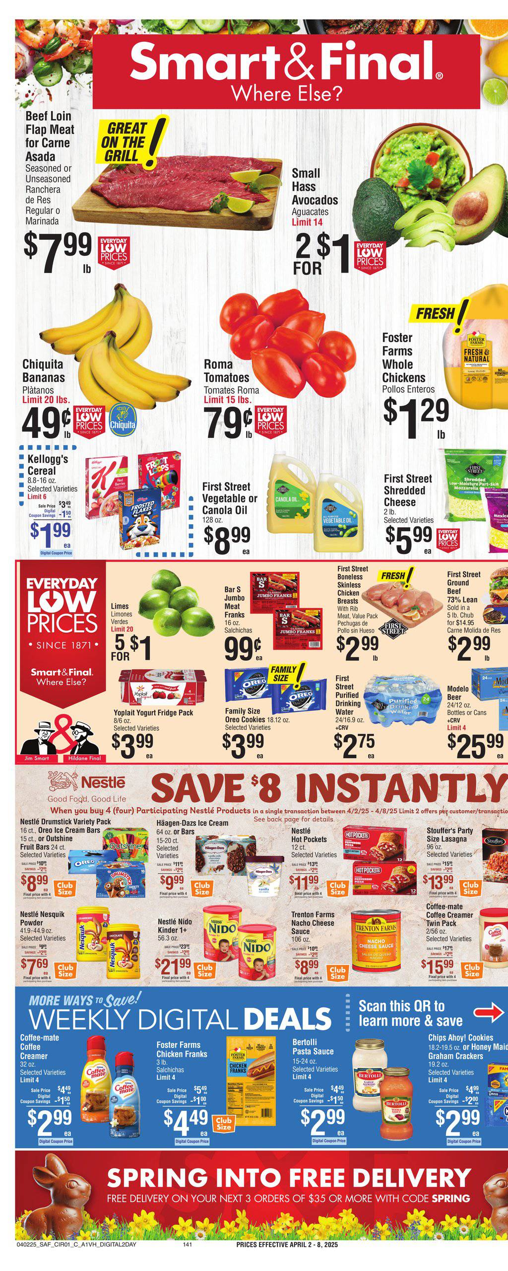 Smart and Final Weekly Ad April 2 - 8, 2025 | WeeklyAds2