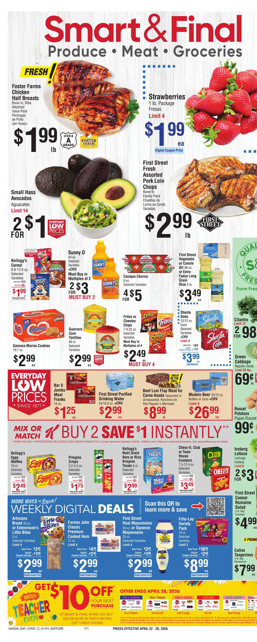 Smart and Final Weekly Ad April 22 - 28, 2026 | WeeklyAds2