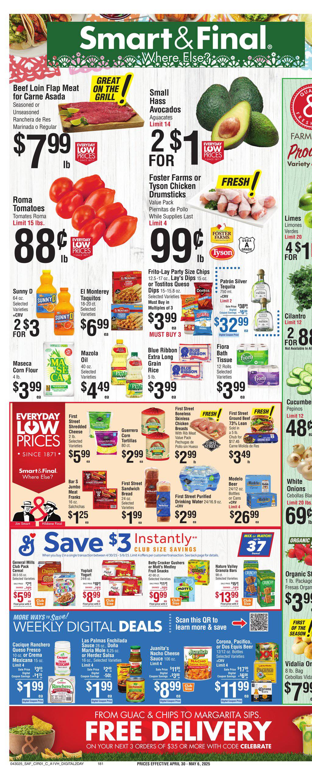 Smart and Final Weekly Ad April 30 - May 6, 2025 | WeeklyAds2