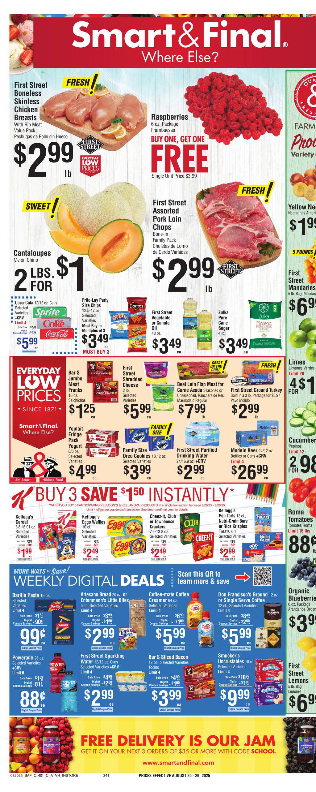 Smart and Final Weekly Ad August 20 - 26, 2025 | WeeklyAds2