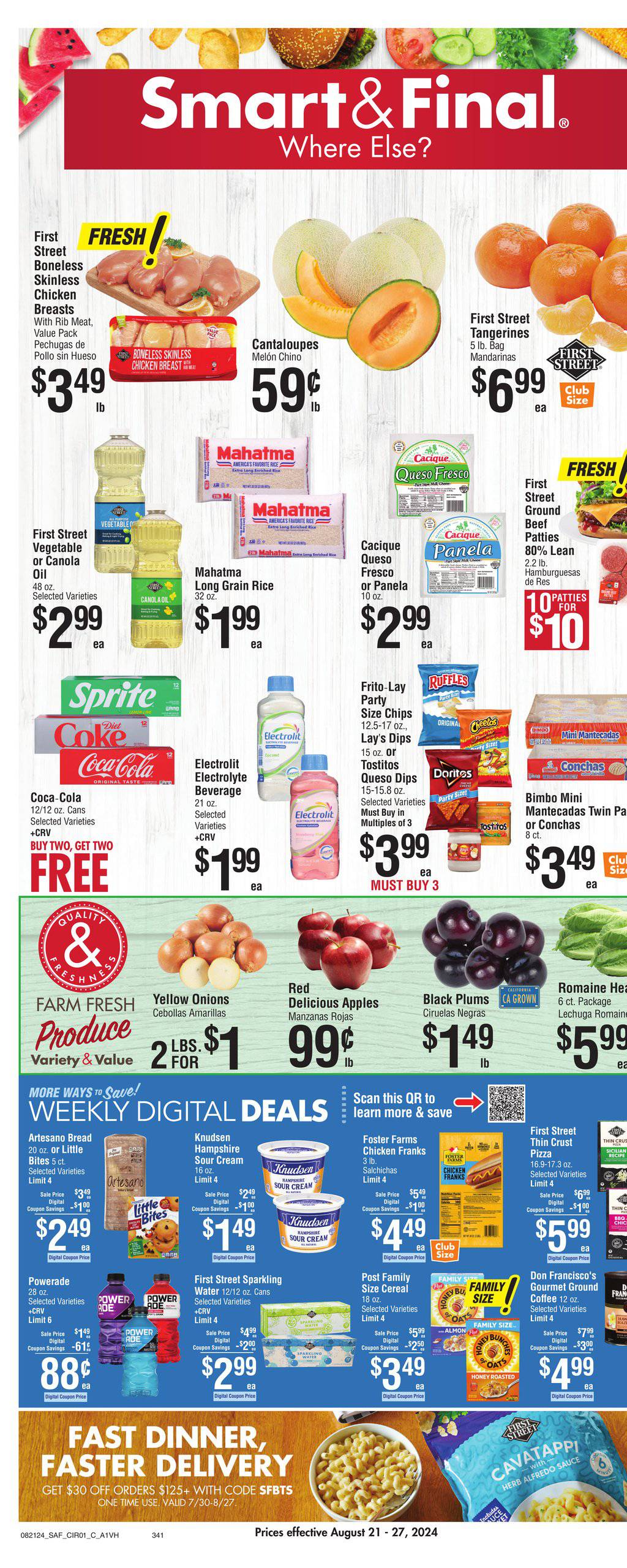 Smart and Final Weekly Ad August 26 - 27, 2024 | WeeklyAds2