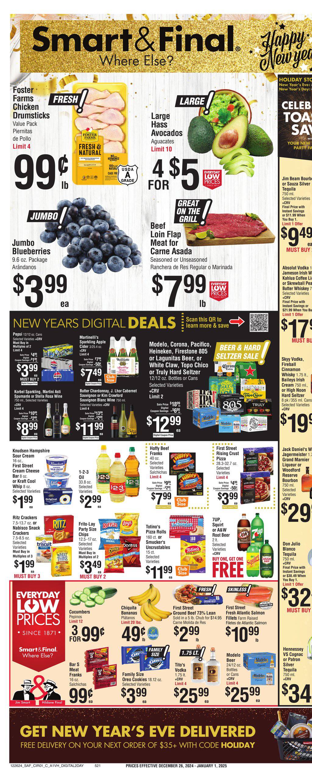 Smart and Final Weekly Ad December 26, 2024 - January 1, 2025 | WeeklyAds2