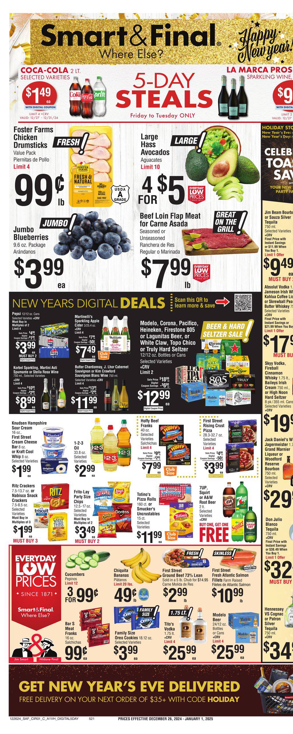 Smart and Final Weekly Ad December 26, 2024 - January 2, 2025 | WeeklyAds2