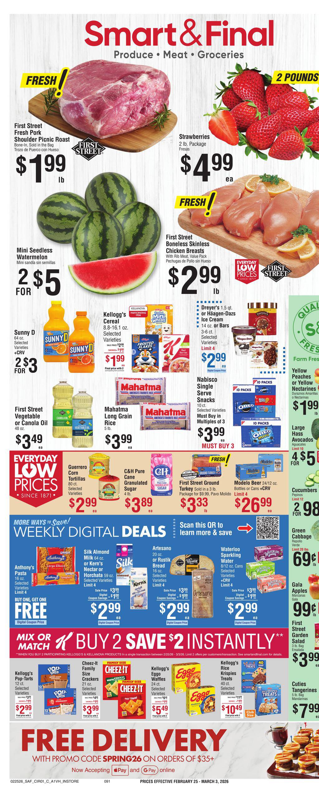 Smart and Final Weekly Ad February 25 - March 3, 2026 | WeeklyAds2