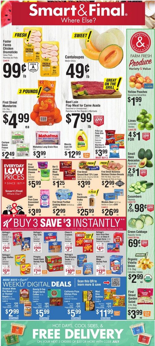 Smart and Final Weekly Ad July 23 - 29, 2025 | WeeklyAds2