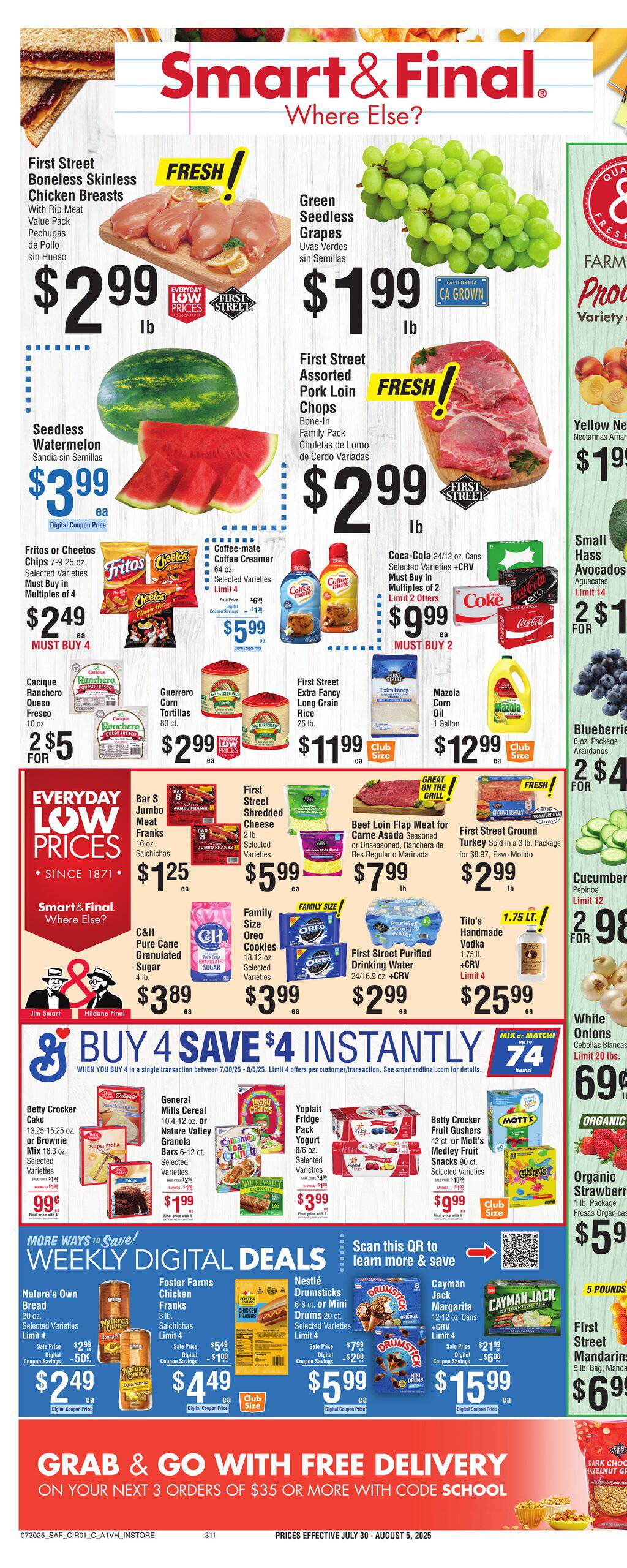Smart and Final Weekly Ad July 30 - August 5, 2025 | WeeklyAds2