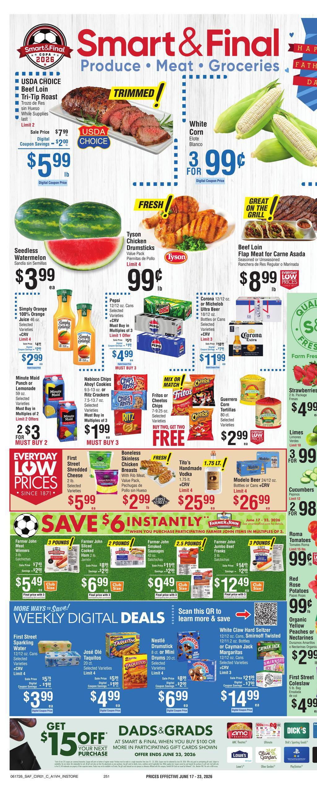 Smart and Final Weekly Ad June 17 - 23, 2026 | WeeklyAds2