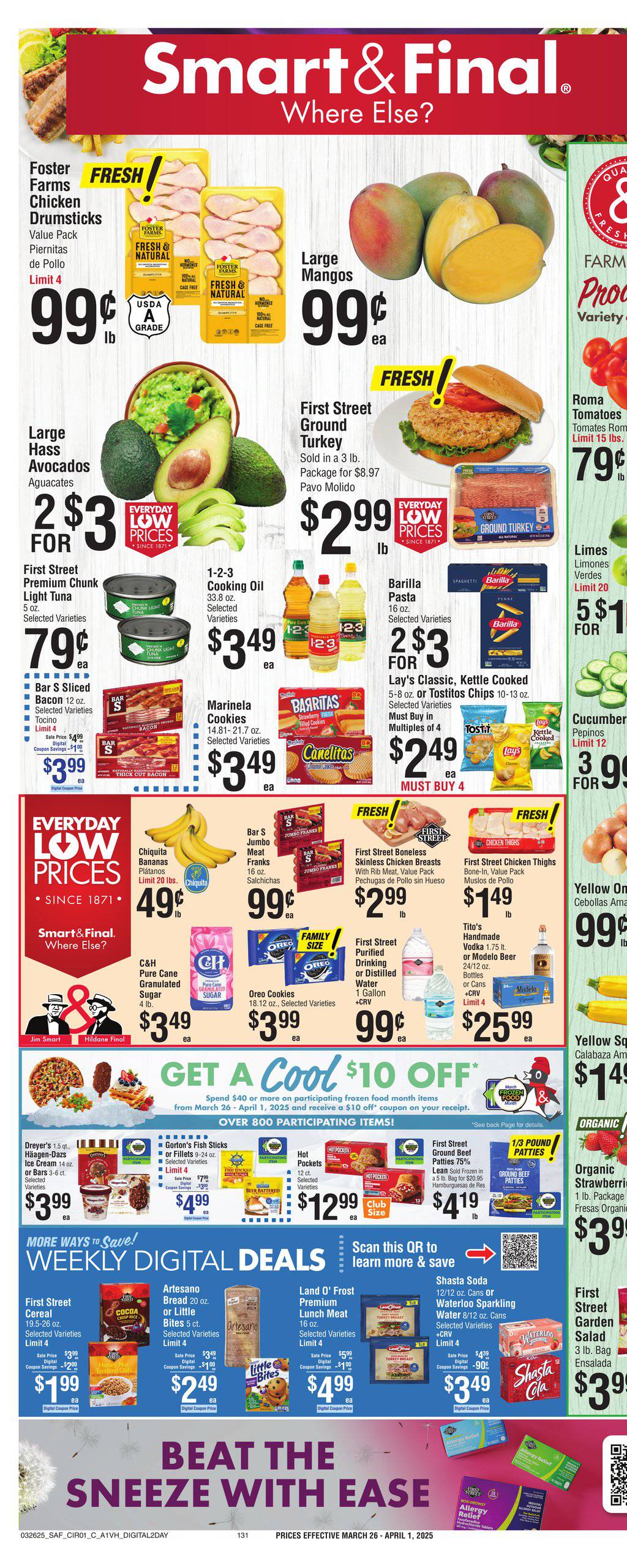 Smart and Final Weekly Ad March 26 - April 1, 2025 | WeeklyAds2