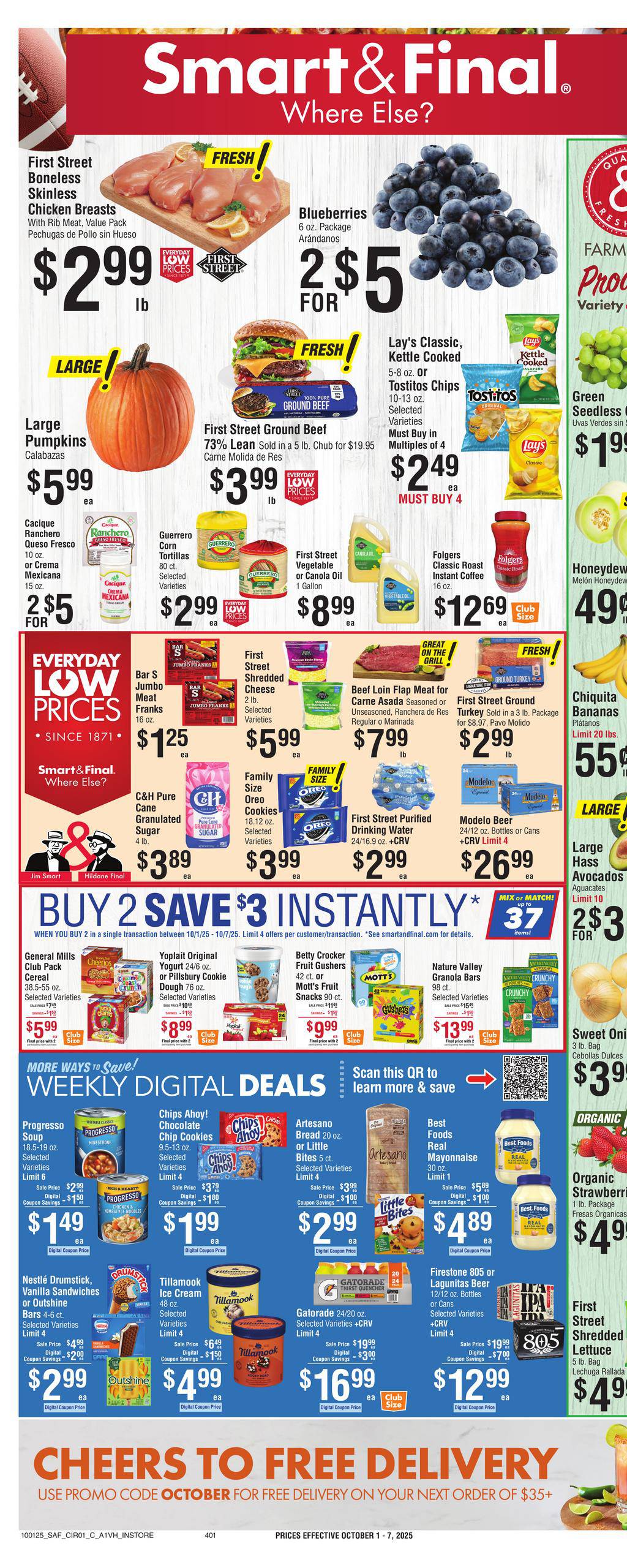 Smart and Final Weekly Ad October 1 - 7, 2025 | WeeklyAds2